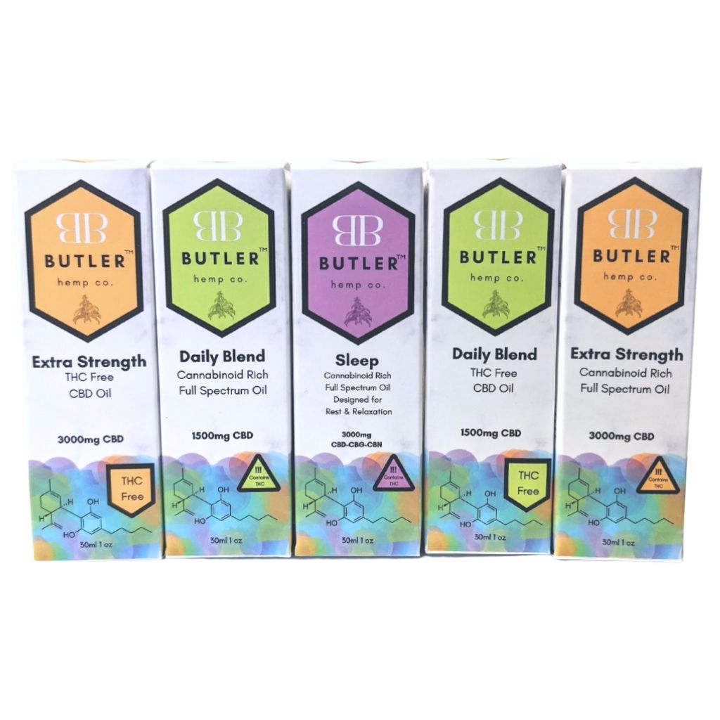 CBD Rich Oils – Butler Hemp Co